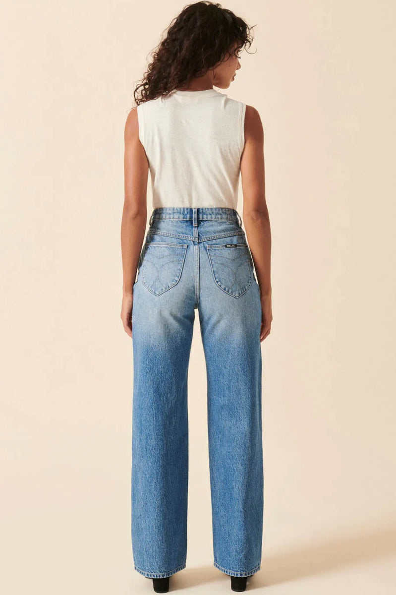 Rolla's | Heidi Jeans Recycled Mid Blue – Juniper Goods